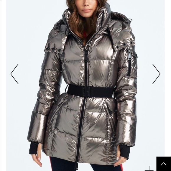SAM. | Jackets & Coats | Sam Millennium Fox Furtrim Belted Down Puffer ...